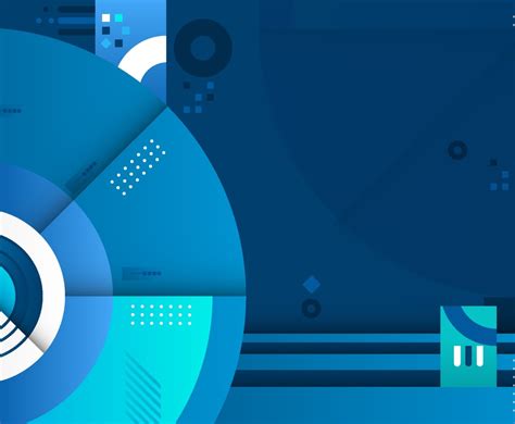 Modern Circular Techno Abstract Geometric Background