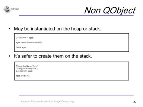 National Alliance For Medical Image Computing First Steps With Qt Julien Finet Kitware Inc