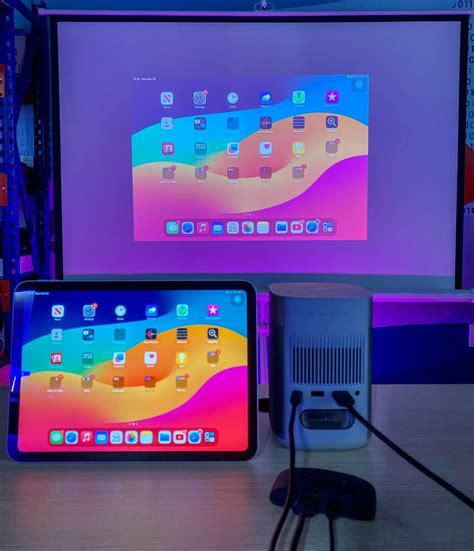 How To Connect A Tablet To A Projector Wireless And Wired Solutions