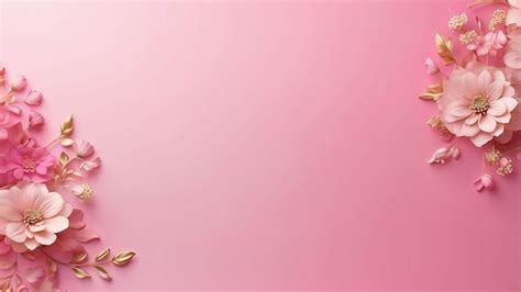 Розовый фон Hd Розовые обои для презентации Премиум фото