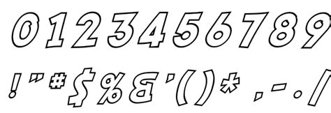 SF Comic Script Outline Font FFonts Net