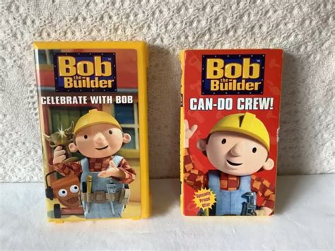 2 BOB THE Builder VHS Tapes Can Do Crew And Celebrate With Bob EUR 14 69 PicClick FR