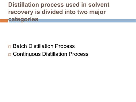 Working Of Continuous Distillation Column Pptx