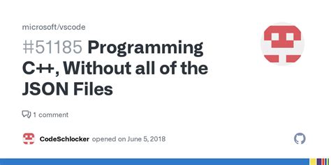 Programming C Without All Of The Json Files Issue Microsoft Vscode Github