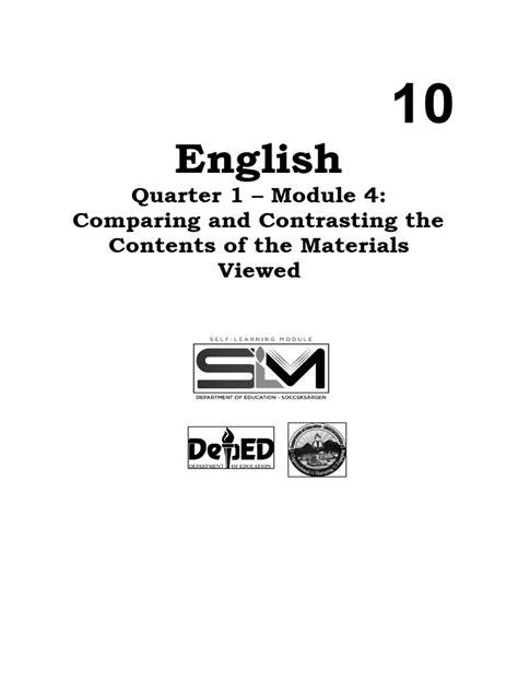 english 10 quarter 1 module 4 pdf influenza diseases and disorders