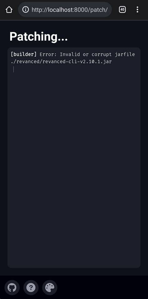 I Am Getting This Error When Trying To Build TikTok R Revanced Builder