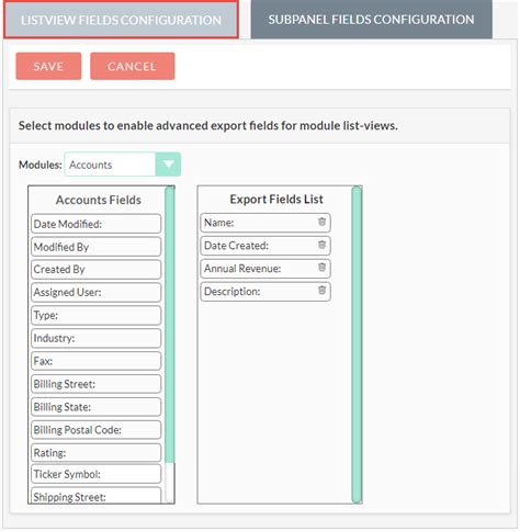 Advanced Export For Suitecrm Suitecrm Module