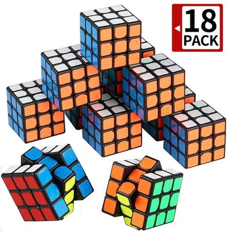 Mini Puzzle Cubes 18 Pack