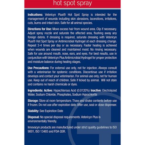 Buy Vetericyn Plus Hot Spot Antimicrobial Spray For Usd 23 99