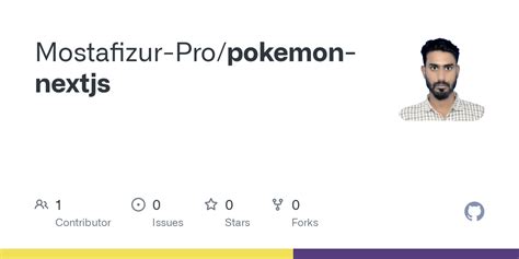 GitHub Mostafizur Pro Pokemon Nextjs