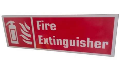 Fire Extinguisher Signage At ₹ 99piece Safety Signage In Vadodara