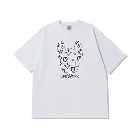 Life Work Logo Half Sleeve Cotton Tee Etrendipohsdnbhd