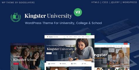 Kingster v.3.2.4 – 适用于大学、学院和学校的教育 WordPress 下载_芒果运营