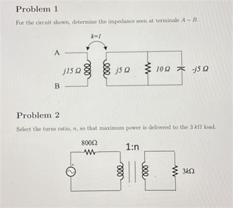 Solved Problem 1for The Circuit Shown Determine The