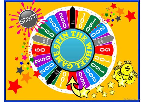 Spin The Wheel Grammar Revision Ga… English Esl Powerpoints