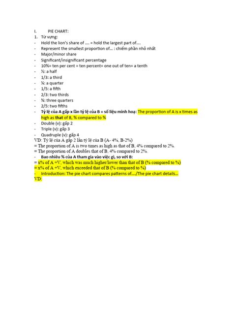Review Writing Pie Chart Table Pdf Economies