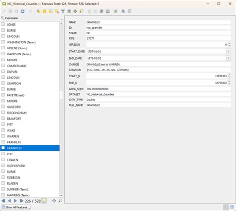 Genealogy Gis Howto Create A Historical County Boundaries Map In Qgis
