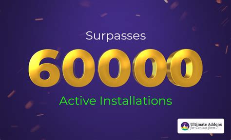 Ultra Addons For Contact Form 7 Surpasses 60 000 Active Installations