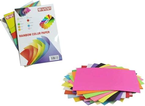Rainbow Colored Paper