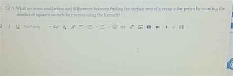 What Some Similarities Differences Finding The Surface Area Of