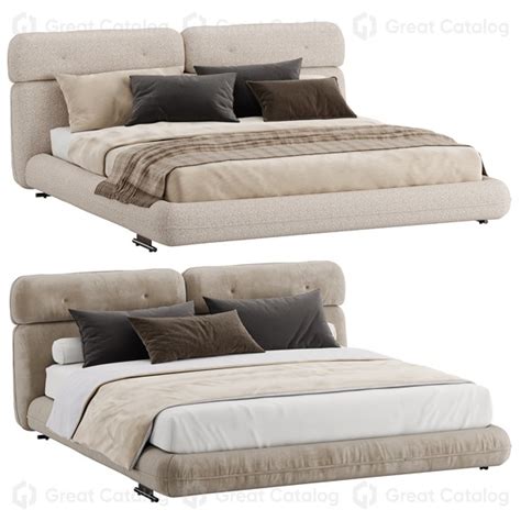 Bed Minotti Libra 3d Model・download 3d Models・great Catalog