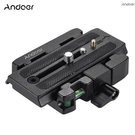 Andoer อะแดปเตอร์ขาตั้งกล้องวิดีโอ พร้อมแผ่นปลดเร็ว สําหรับ Manfrotto 501 500ah 701hdv 503hdv Q5