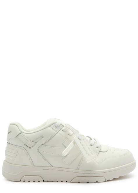 Off White Out Of Office Leather Sneakers Off White