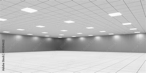 Powered Shell Data Center Empty Stock Illustration Adobe Stock