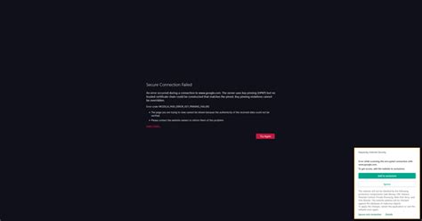 Kaspersky Cant Scan Encrypted Connections With Hardened Firefox R