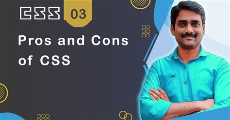 Pros And Cons Of Css Css Tutorial 03 🚀