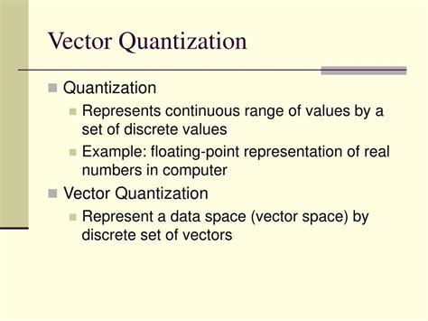 Ppt Part 3 Vector Quantization And Mixture Density Model Powerpoint