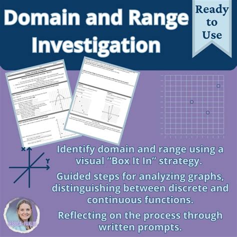 Domain And Range Investigation From Discrete And Continuous Graphs Notes And Practice