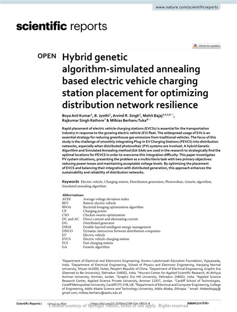 pdf hybrid genetic algorithm simulated annealing based electric