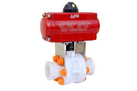 Pneumatic Polypropylene Ball Valve At ₹ 2200 Piece Saraspur