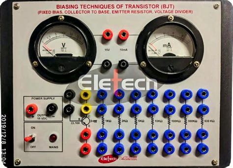 Biasing Techniques Of Transistor Bjt For Laboratory Model Name Number