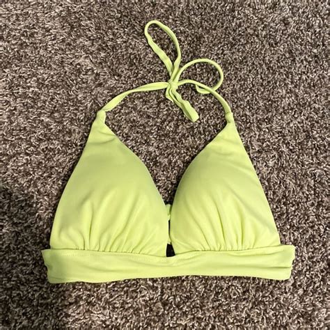Victorias Secret Swim Lime Green Bikini Top Poshmark