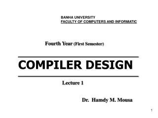 PPT Introduction To Compiler Design PowerPoint Presentation Free Download ID