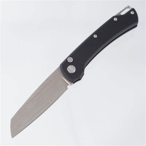 American Bladeworks Model 3 Auto Black Aluminum Stonewash Magnacut