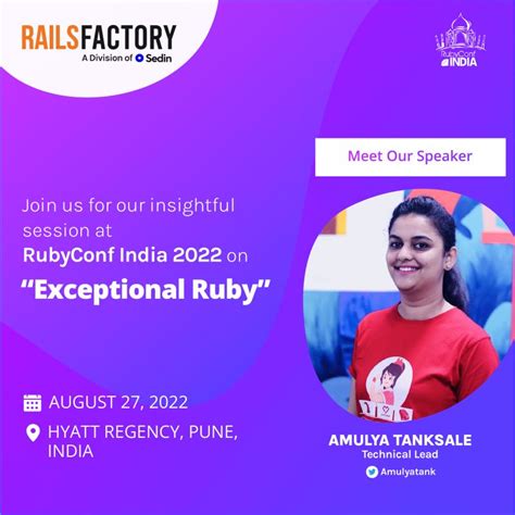 railsfactory on linkedin rfatrubyconfiindia rubyconf2022 rubyconfindia rubyconfindia2022