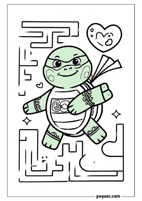 30 Ninja Turtle Valentine Coloring Pages Free Pdfs