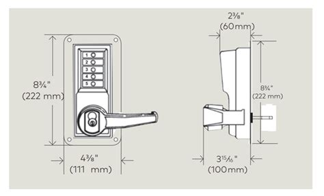 Kaba Simplex Llp1010 Pushbutton Exit Trim Lhlhr Doors