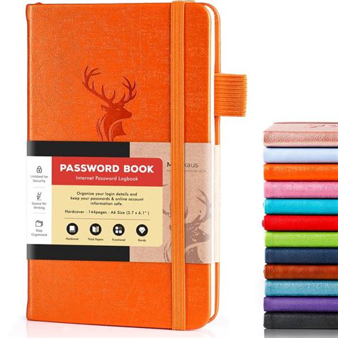 Molekaus Password Book With Tabs Password Keeper With Extra Password Molekaus Password Book With Tabs Password Keeper With Extra Password