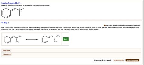 allylic carbocation resonance structures