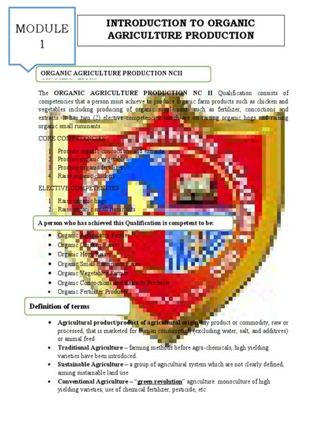Week 1 Intro Pdf Agriculture Organic Farming