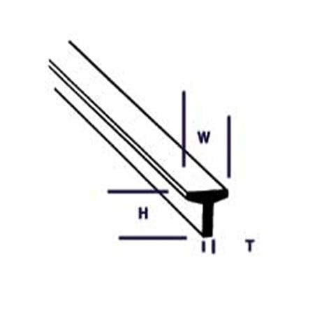 Plastruct 316 Inch Styrene Tee 90565 • Canadas Largest Selection Of