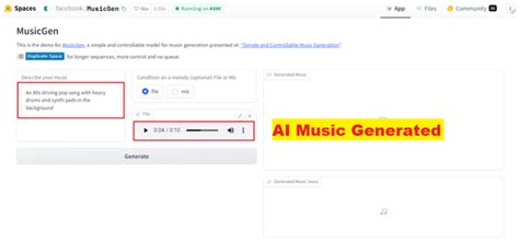 MusicGen AI Text To Music Transformation