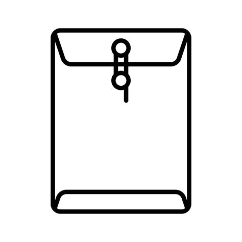 A Flat Paper Container Used To Enclose Letters Or Documents For Mailing