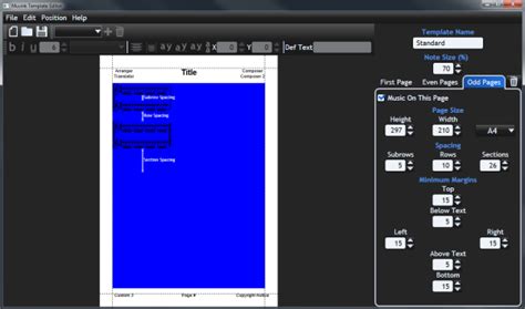 Template Editor Musink Help Professional And Free Music Notation Software