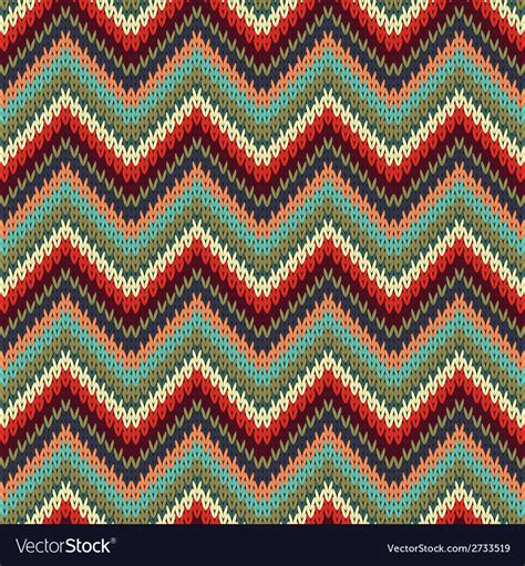 Inspired Image Of Knit Zig Zag Pattern