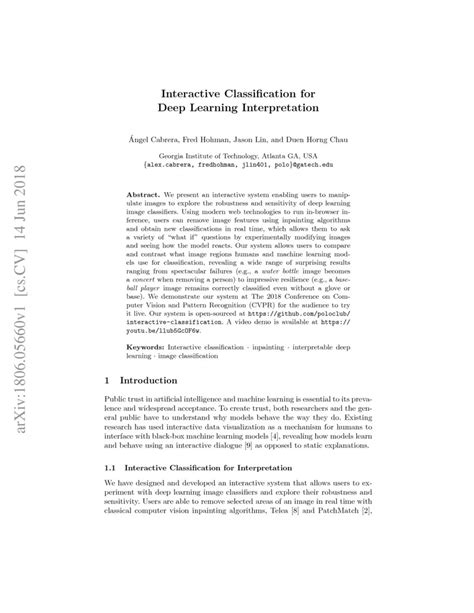 interactive classification for deep learning interpretation deepai